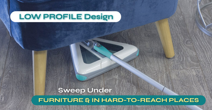 Zippi Sweeper | Lightweight, Cordless, Motorised Sweeper