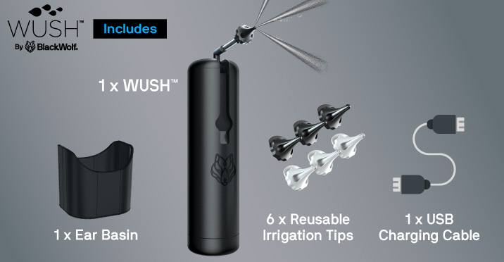 WUSH™ by BlackWolf | Powered Ear Cleaner & Earwax Remover