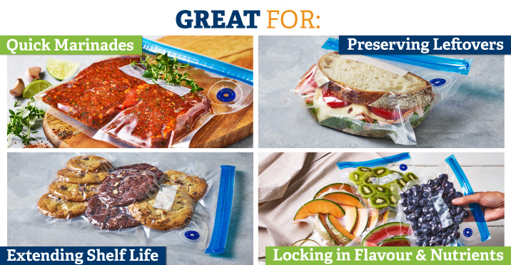 VacPack Fresh | Powerful, Portable, Handheld Food Vacuum Sealer