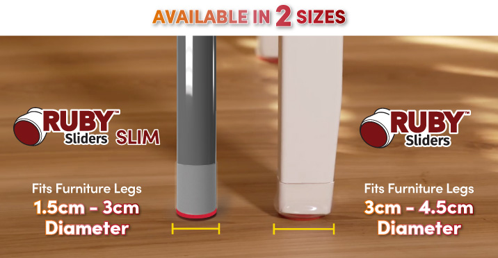 RUBY Sliders™| Flexible Chair Sliders, That Protect Your Floors!