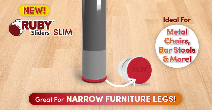 RUBY Sliders™| Flexible Chair Sliders, That Protect Your Floors!