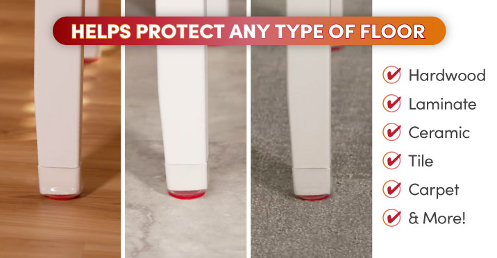 RUBY Sliders™| Flexible Chair Sliders, That Protect Your Floors!