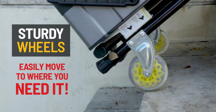 4-in-1 Multi Ladder | Dolly, Platform Trolley, Hand Trolley and Step ...