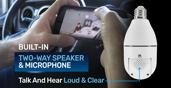 IC-360 | Smart Security Light Bulb Camera