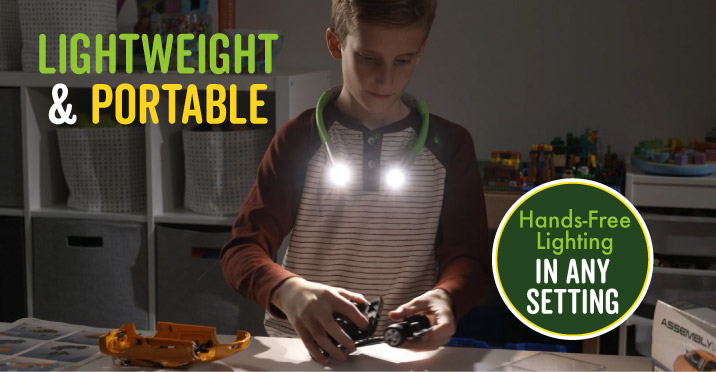 Lizard Neck Light | Versatile, Hands-Free Flexible Neck Light