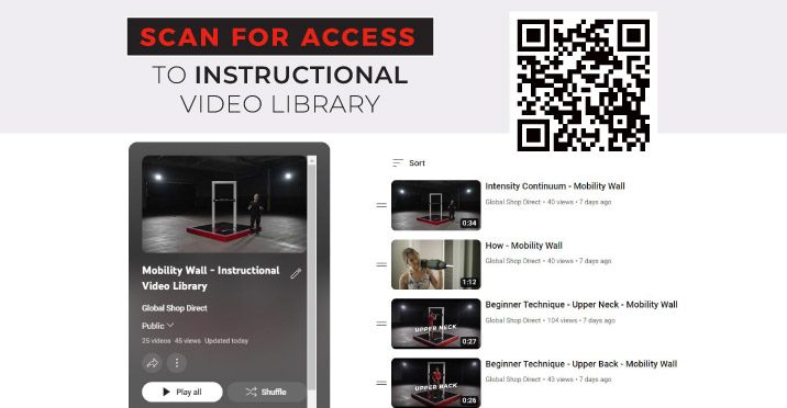 Mobility Wall | Innovative Stand Up Foam Roller