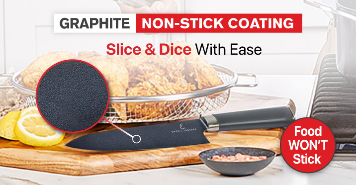 Emeril Lagasse Chef Knife | 20cm Professional, Non-Stick, Chef Knife