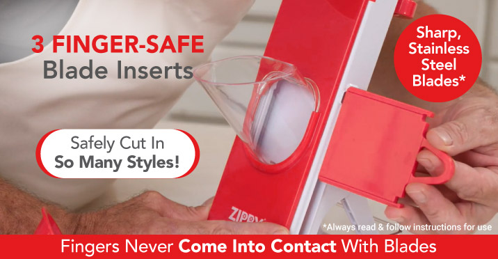 Zippy Slicer | The Quick, Easy And Safe Way, To Slice And Dice In Seconds