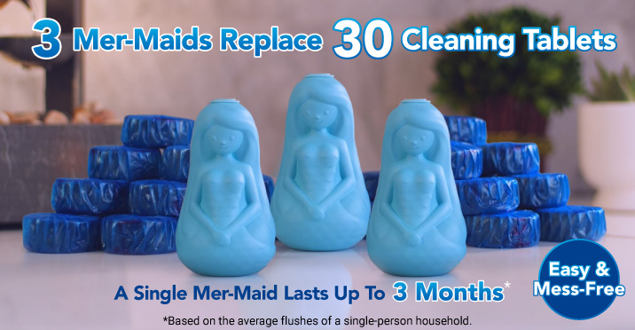 Mer-Maid | Cleans, Deodorises & Freshens Your Toilet
