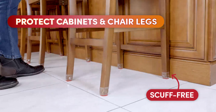 RUBY™ Sliders | Flexible Chair Sliders, That Protect Your Floors!