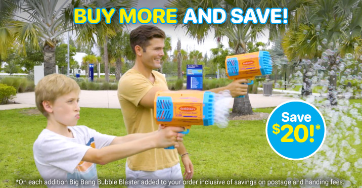 Big Bang Bubble Blaster | Blow Thousands Of Bubbles In Seconds!