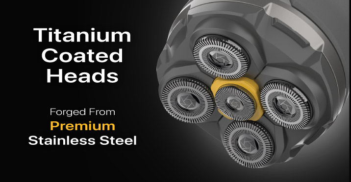 MicroTouch Titanium Head Shaver | Adjusts To Every Contour & Curve of ...