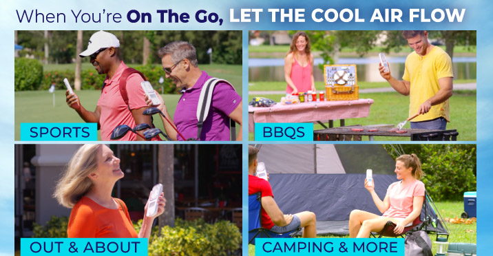 ARCTIC AIR® Pocket Chill 2 Pack | Personal, Portable Air Cooler