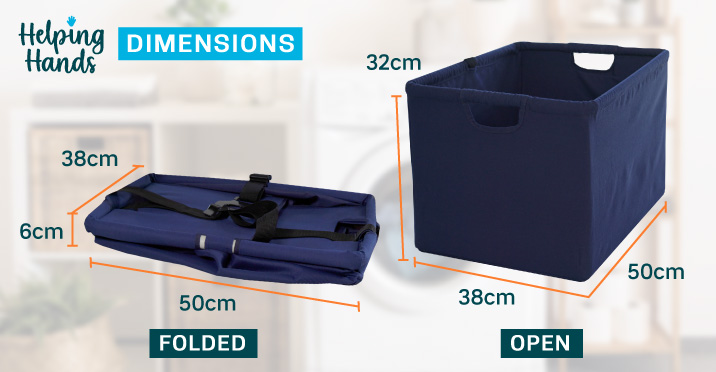 Helping Hands | Collapsible, Hanging Laundry Basket