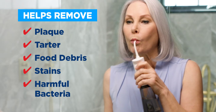 Miracle Smile | Quick & Easy 10 Second Water Flosser