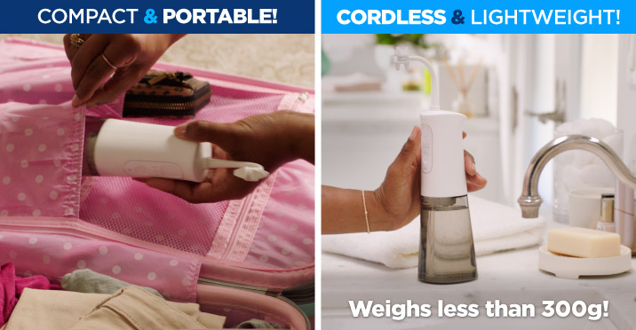 Miracle Smile | Quick & Easy 10 Second Water Flosser