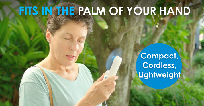 Go Fan Flip | Rechargeable Flip Fan With Built In Power Bank