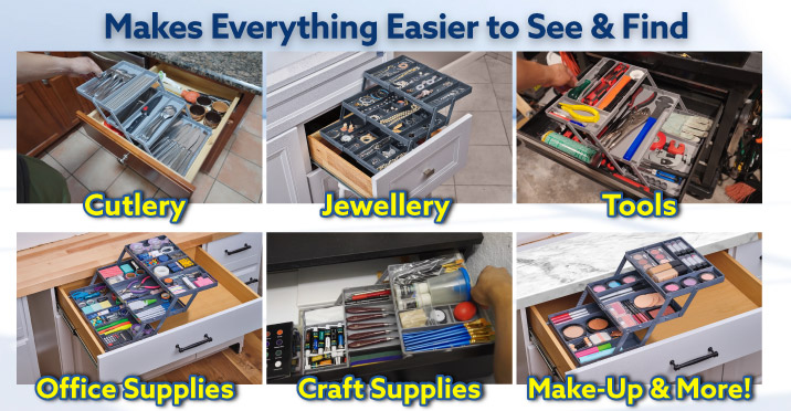 Smart Drawer 2 Pack | Multi-Level Drawer Organiser