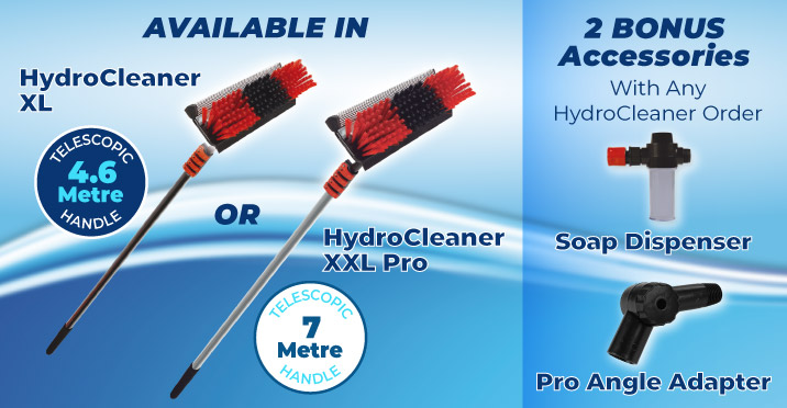 HydroCleaner XL | Ultra-Long, Extendable Water Brush