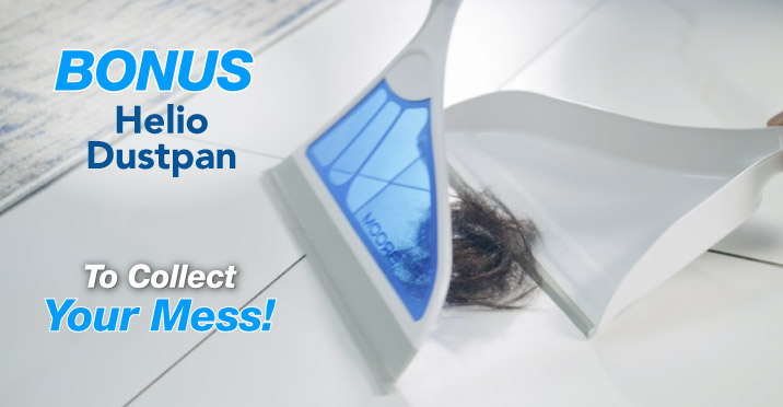 Helio AirBroom | Sweep & Clean Up Wet Or Dry Mess, With This Ultra-Flex ...