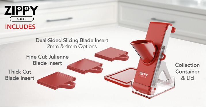 Zippy Slicer | The Quick, Easy And Safe Way, To Slice And Dice In Seconds