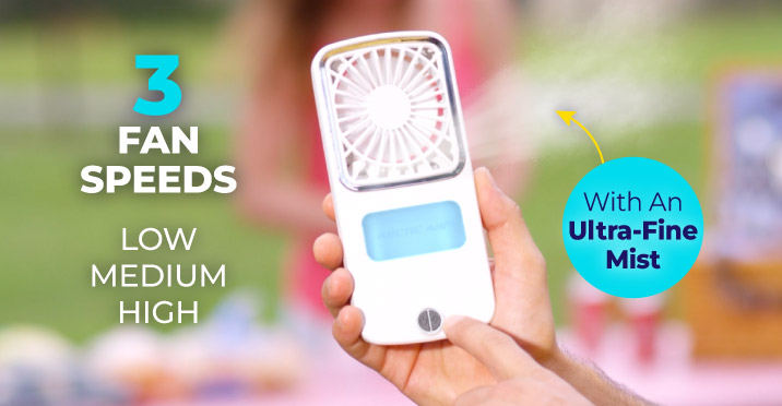 ARCTIC AIR® Pocket Chill 2 Pack | Personal, Portable Air Cooler