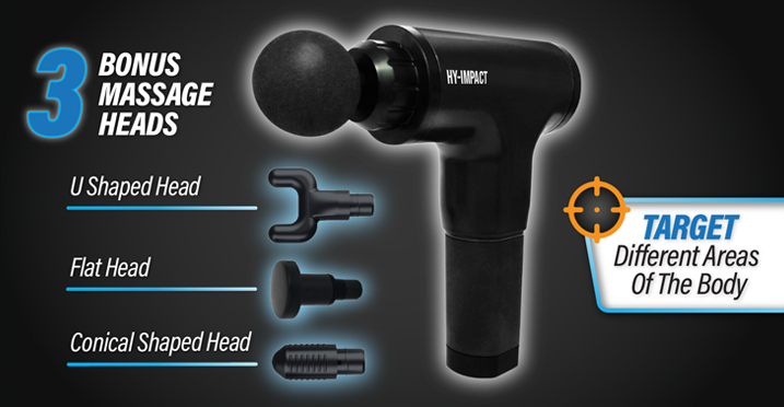 Hy-Impact Cordless Muscle Massager | Deep Tissue Massager