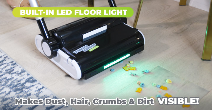 Twin Grip Sweeper | Motorised Sweeper With 2 Adjustable Handles