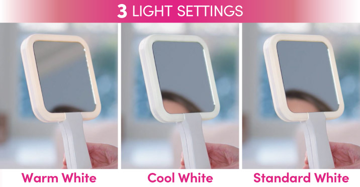 Go Bella Mirror | Cordless, Rechargeable Lighted Beauty Mirror