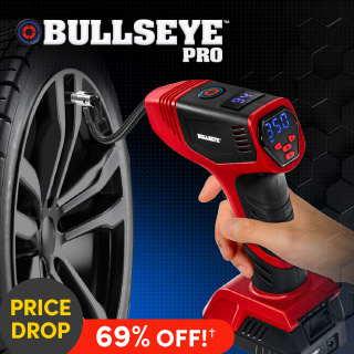 BULLSEYE Pro | The Genuine, Powerful & Portable Tyre Inflator